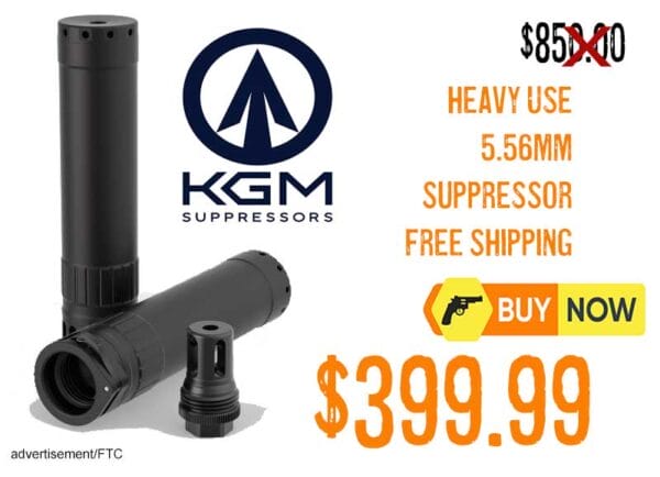 Limited-Time: KGM R556 Heavy Use 5.56mm Suppressor – Just $399.00, Save ...