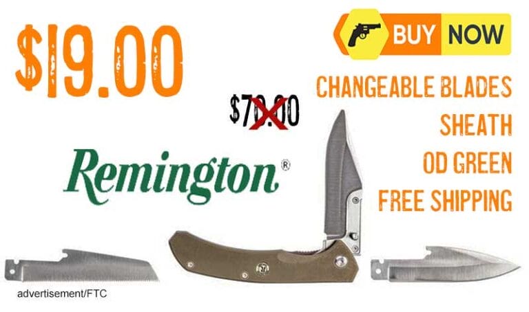 Remington RXB Liner Lock Folding Knife Includes Extra Blades $19.00 ...
