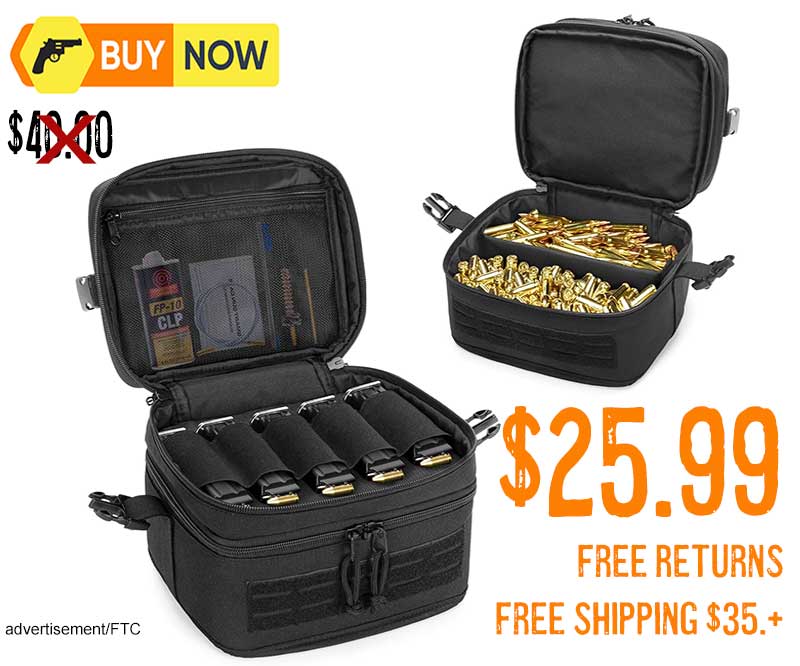 Tactical Pistol Magazine Storage Bag with 5 Mag Slots $25.99 FREE S&H ...