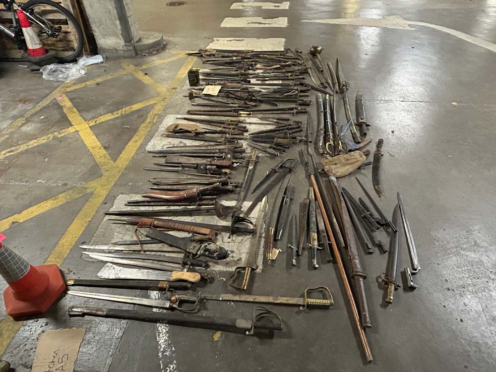 UK Police Seize 129 Legal Antique Weapons